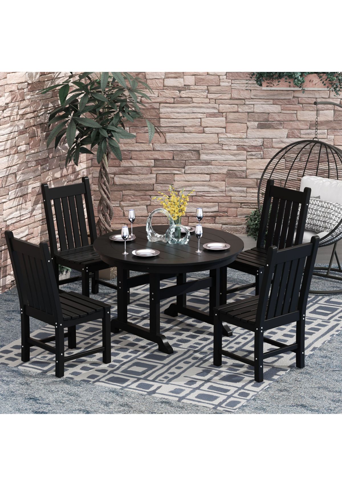 Westin Furniture Outdoor All-Weather 47" Round Dining Table | Belk