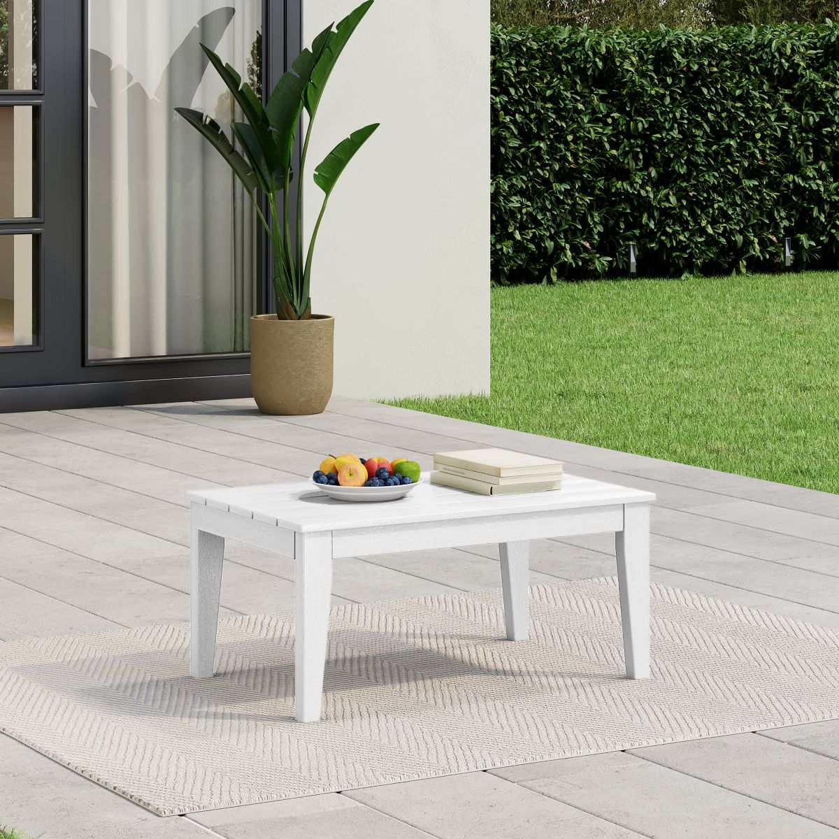 Westin Furniture Outdoor Patio All-Weather Coffee Table | Belk