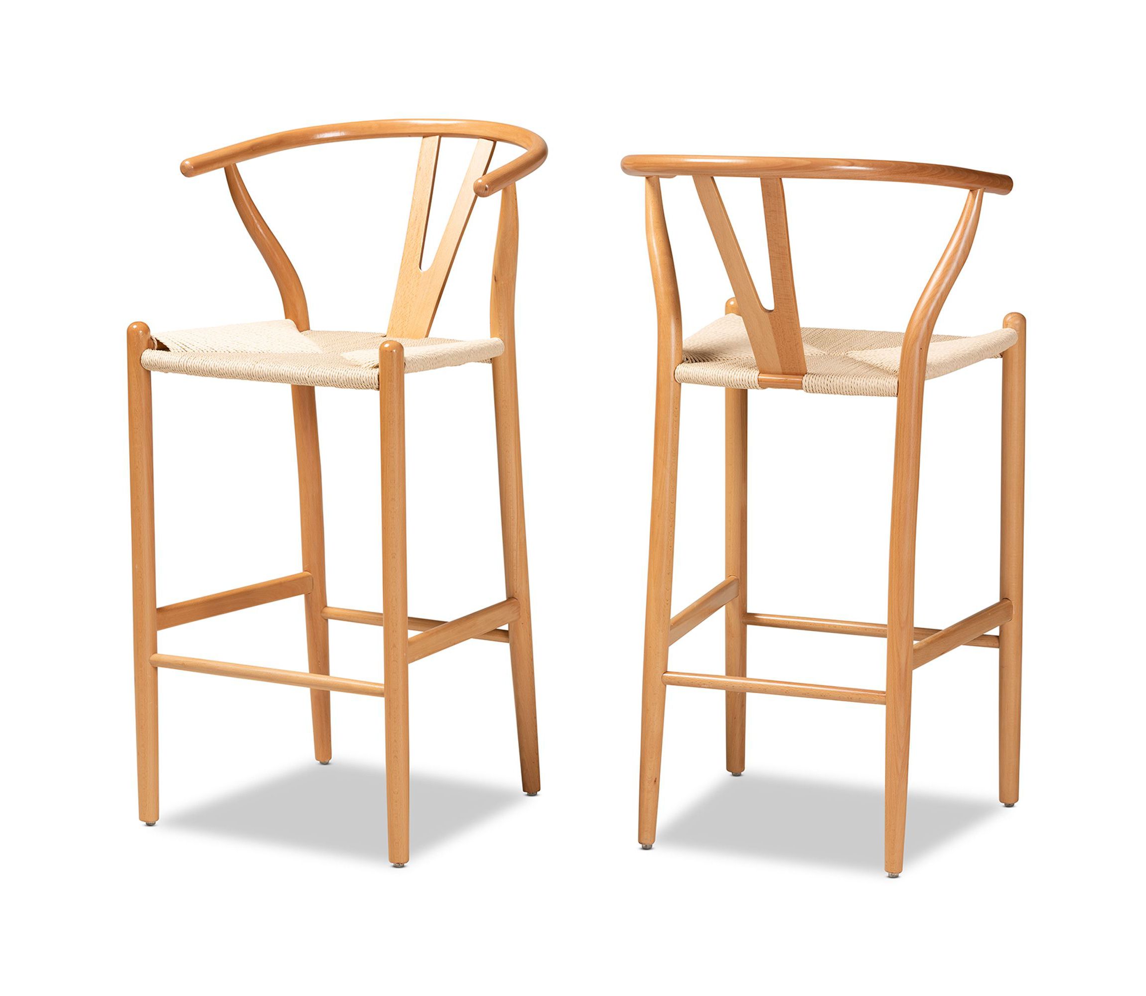 Baxton Studio Paxton Modern and Contemporary White Finished Wood 2 ...