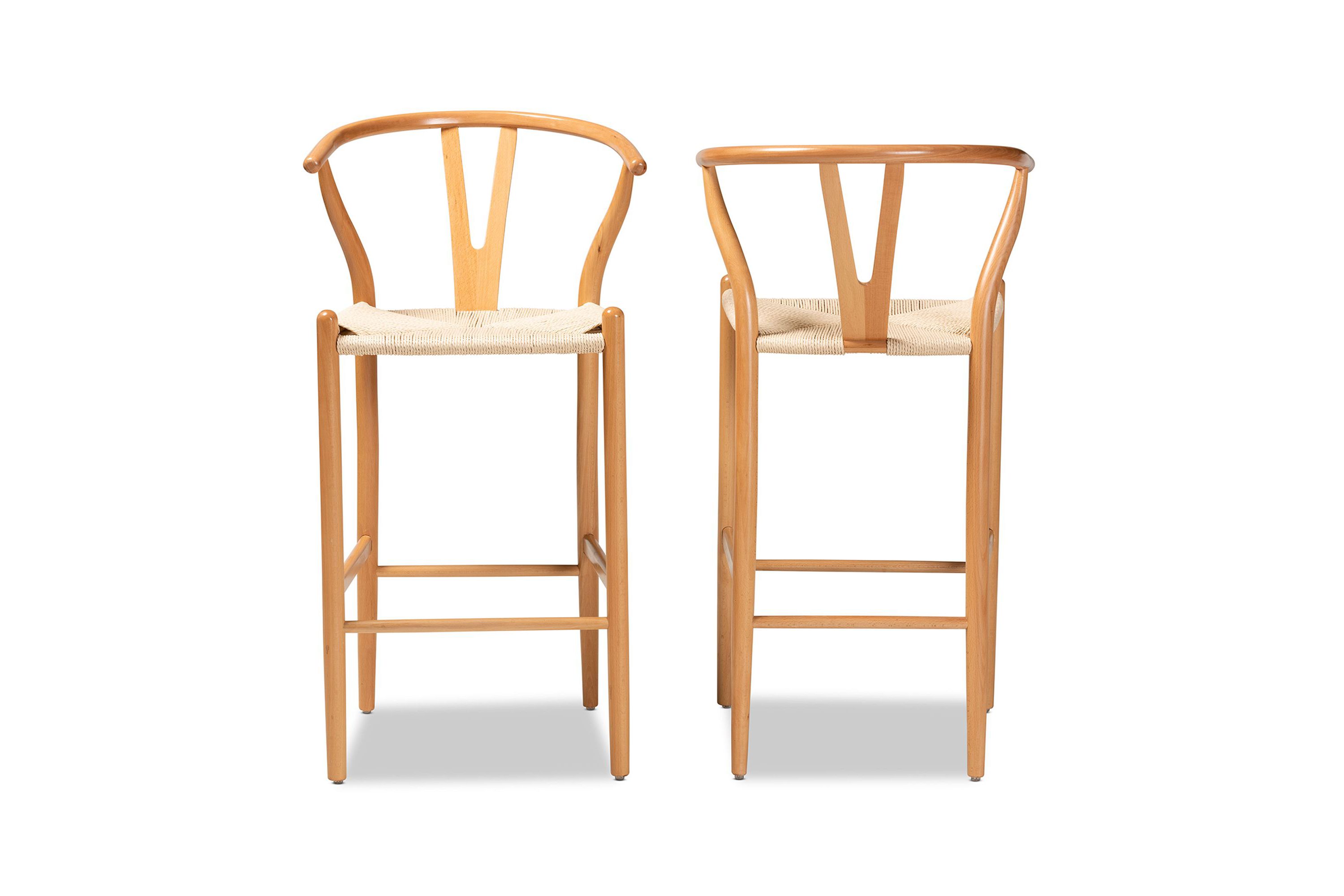 Baxton Studio Paxton Modern and Contemporary White Finished Wood 2 ...