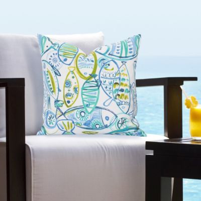 Siscovers Siscovers Indoor-Outdoor Guppy 16 Inch Designer Throw Pillow ...