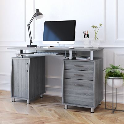Techni Mobili Techni Mobili Complete Workstation Computer Desk with ...