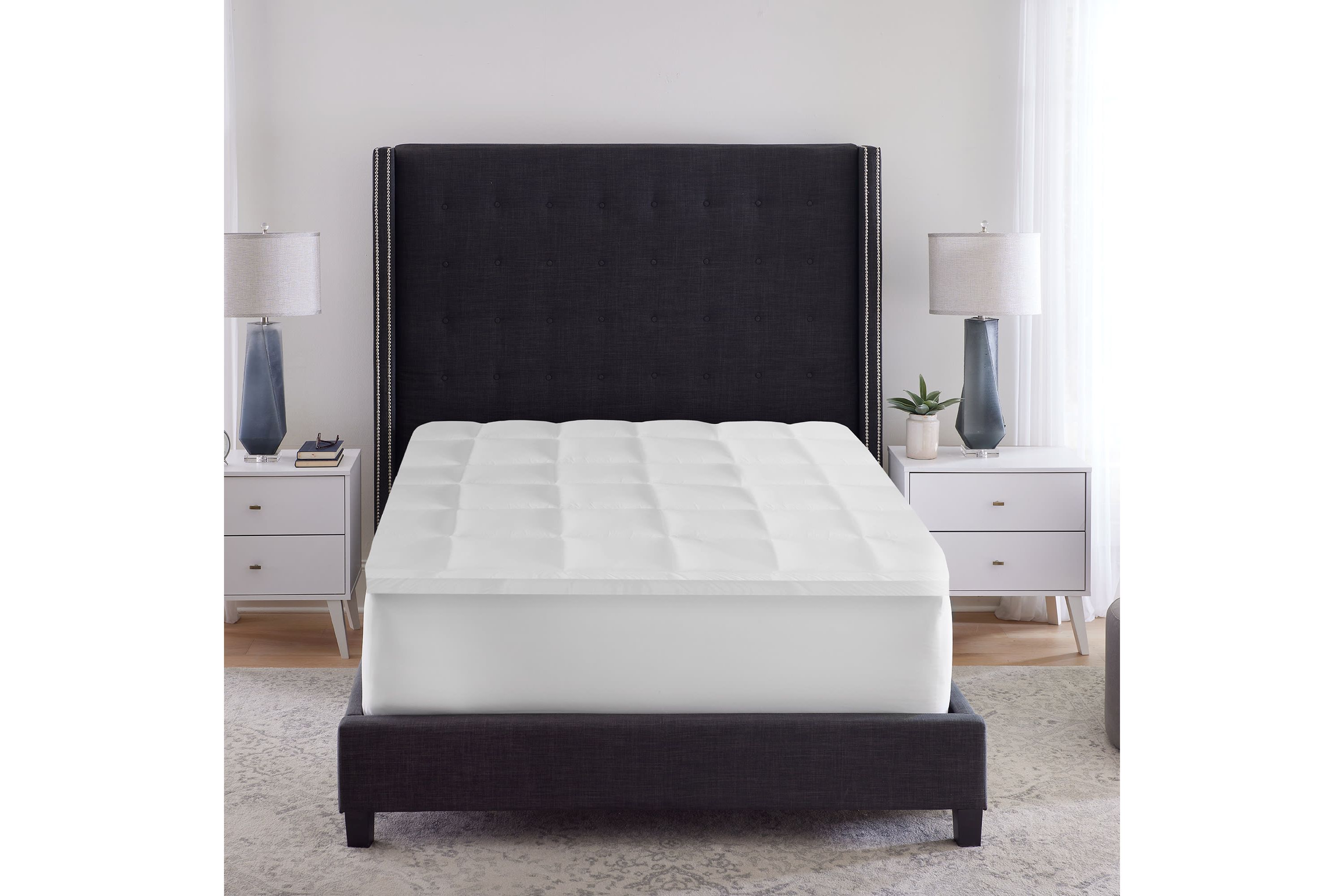 BodiPEDIC 4-Inch Hybrid Memory Foam and Fiber Mattress Topper | Belk
