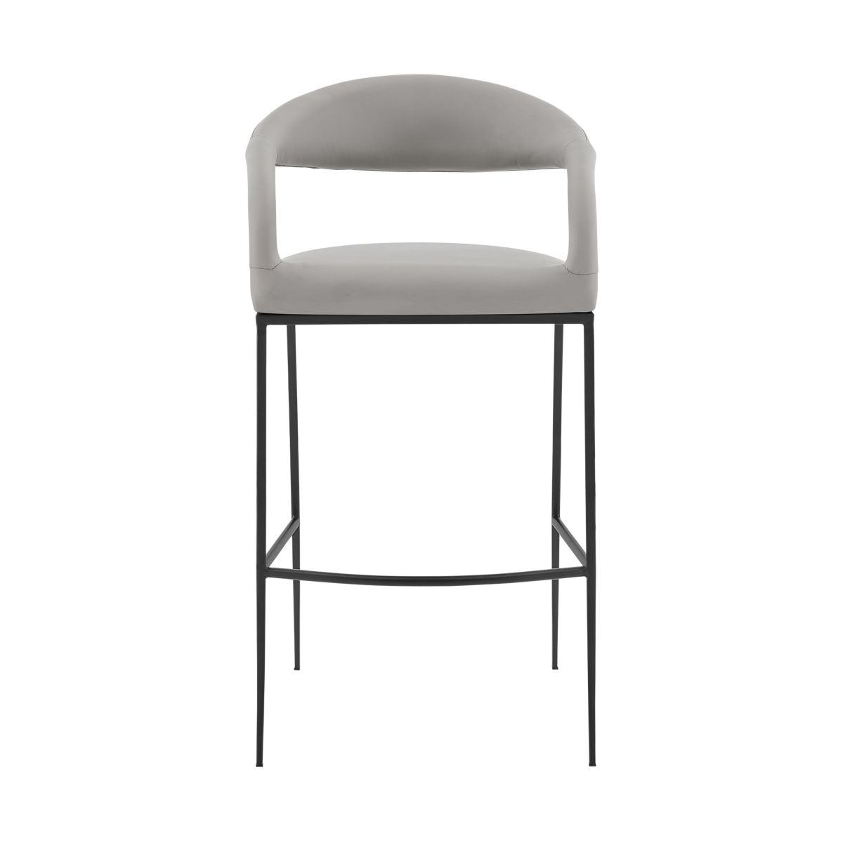 Armen Living Ramona 26" Counter Stool in Light Gray | Belk