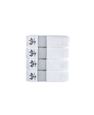 Brooks Brothers Rope Stripe Border 4 pcs Hand Towels | belk