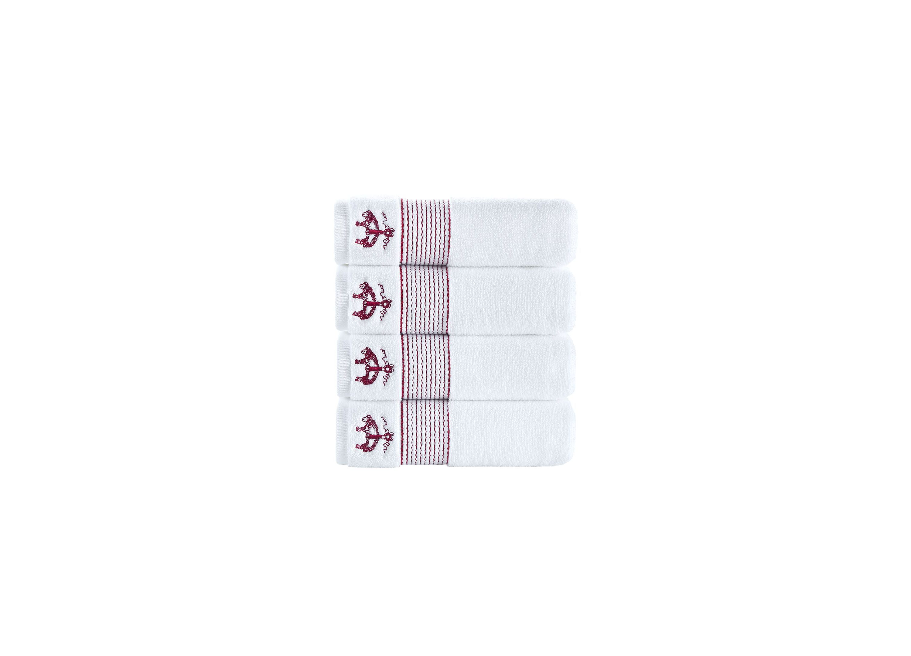 Brooks Brothers Rope Stripe Border 4 pcs Hand Towels | Belk