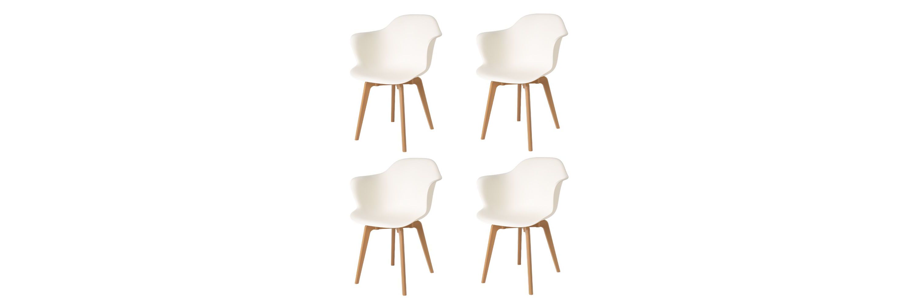 Lagoon Penguin Resin Dining Chair, Set of 4 | Belk