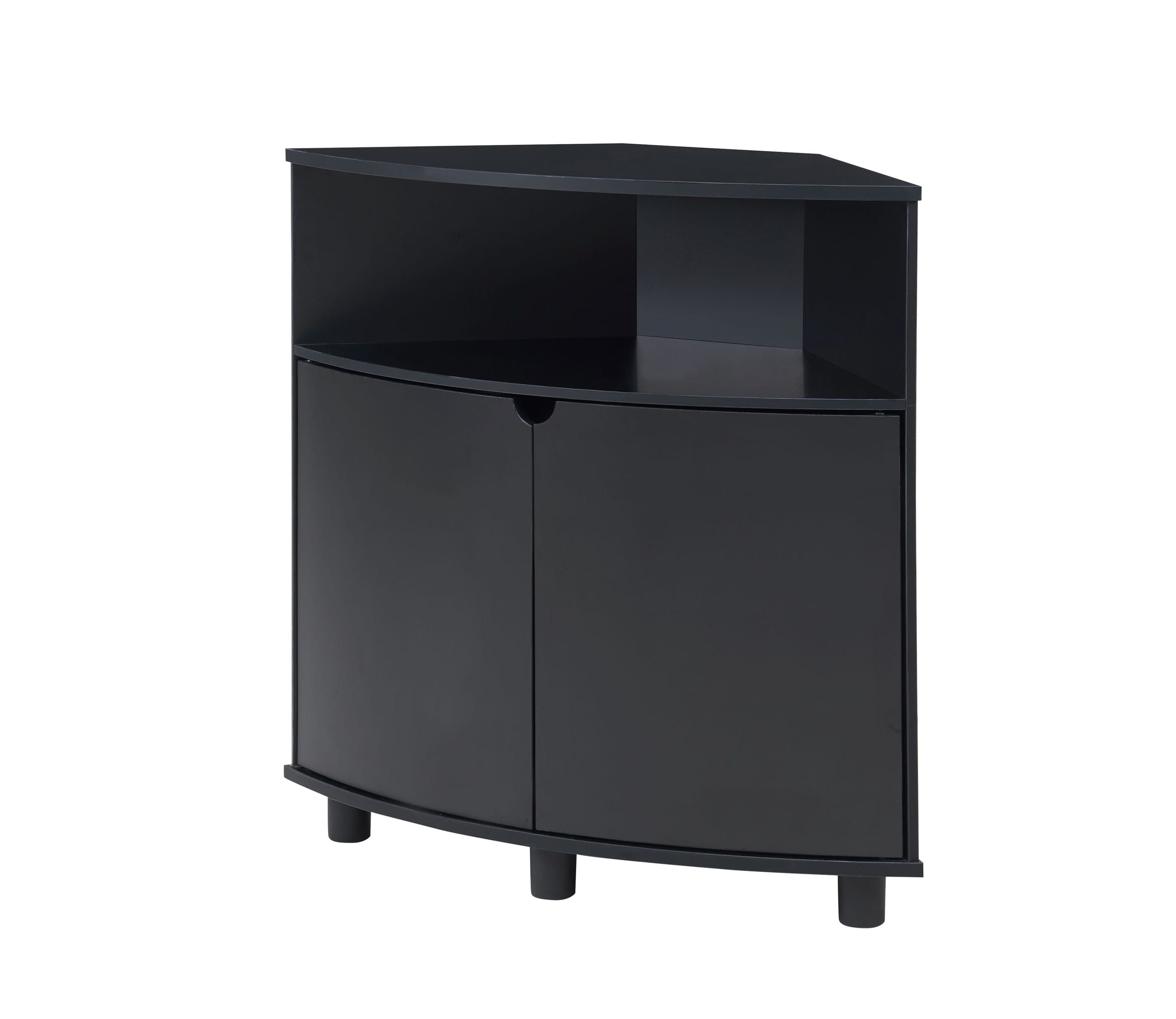 Furniture of America Illume 31-Inch LED Accent Corner Cabinet | Belk