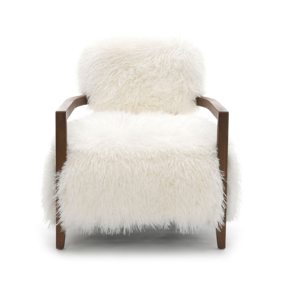 Furniture of America Dac 28-Inch Long-Haired Shaggy Accent Chair | Belk