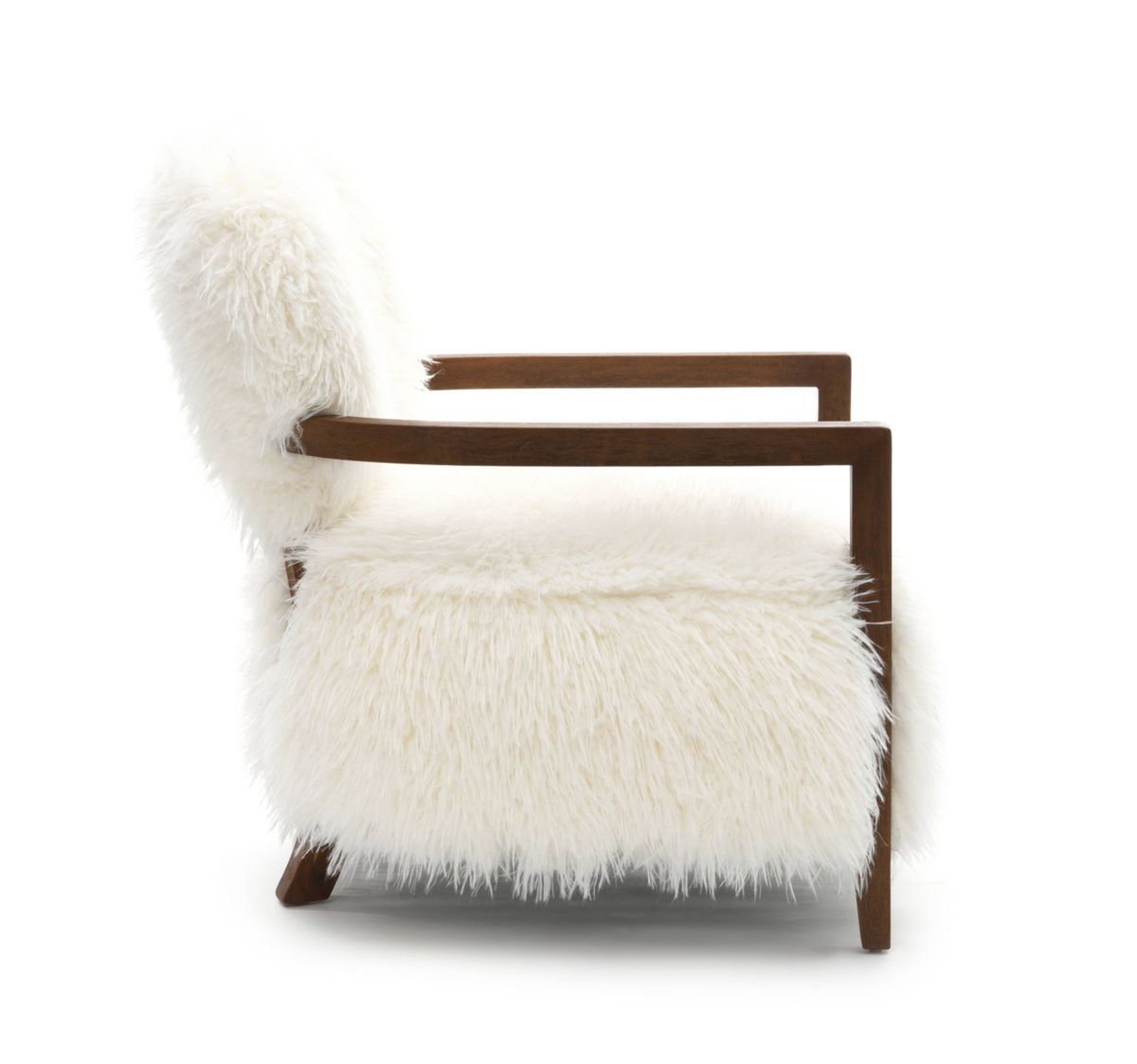Furniture of America Dac 28-Inch Long-Haired Shaggy Accent Chair | Belk
