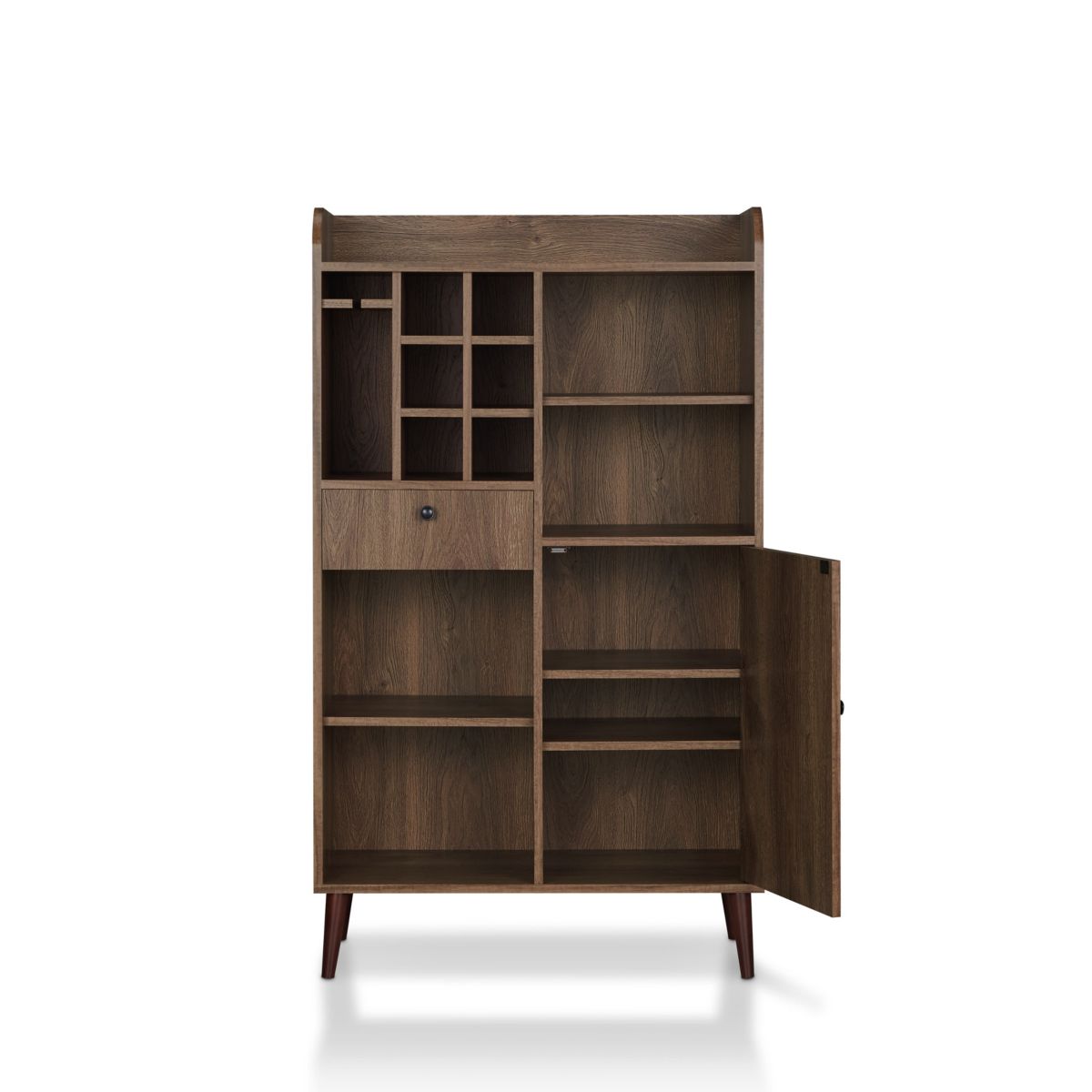Furniture of America Allen 31.5-inch Bar Cabinet with Wine Storage | Belk