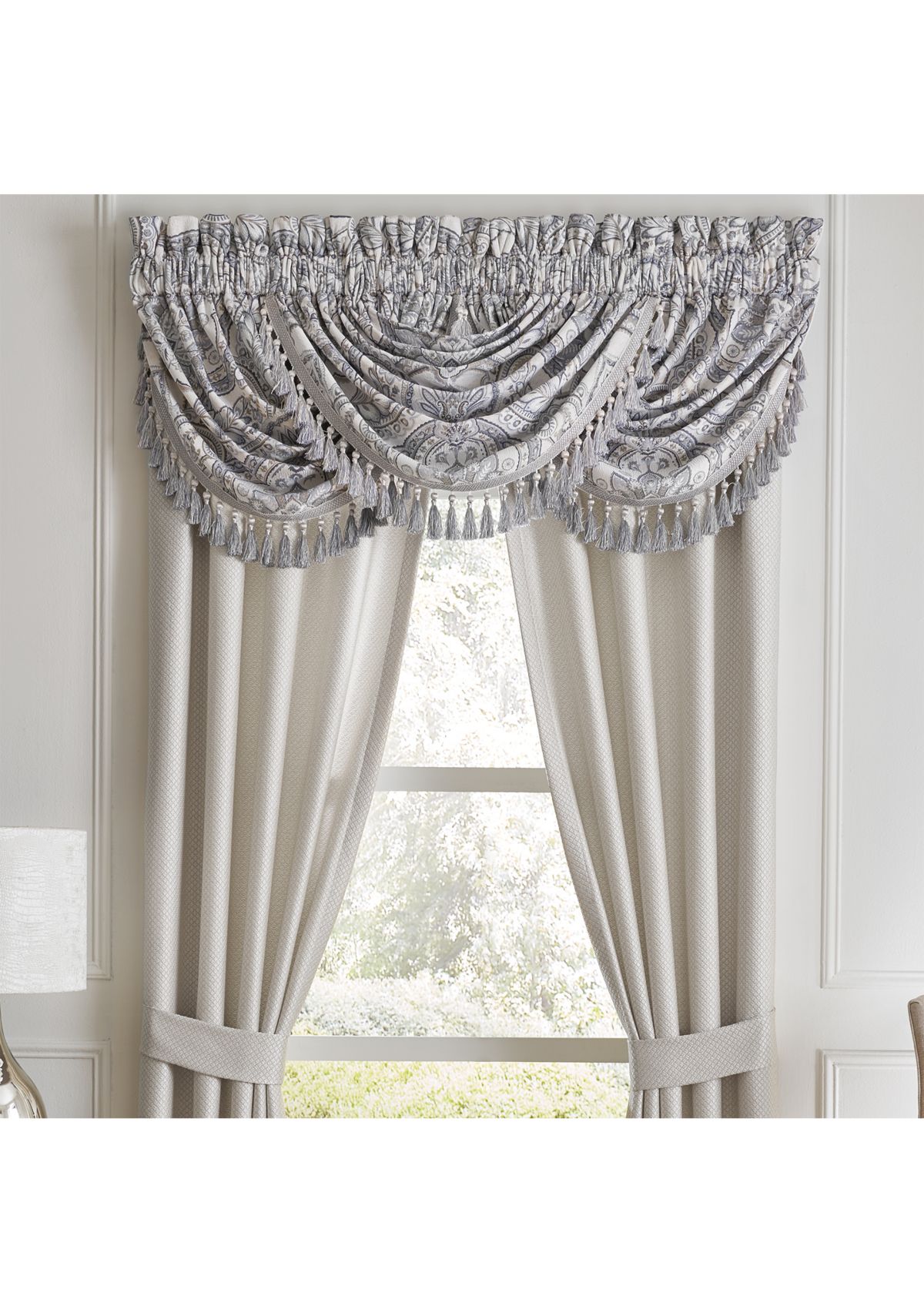 Croscill Seren Waterfall Swag Valance | Belk