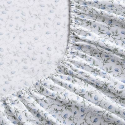Laura Ashley Bramble Vine 100% Cotton 300 Thread Count Sateen- 4 Piece ...
