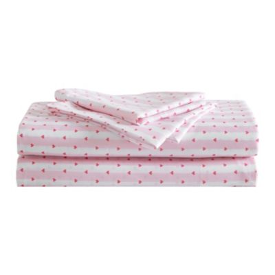 Betsey Johnson Wonderland Stripe Microfiber Sheet Set | belk