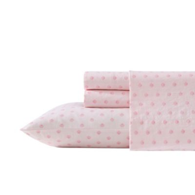 Laura Ashley Scallop Dollop 100% Cotton Sheet Set | belk
