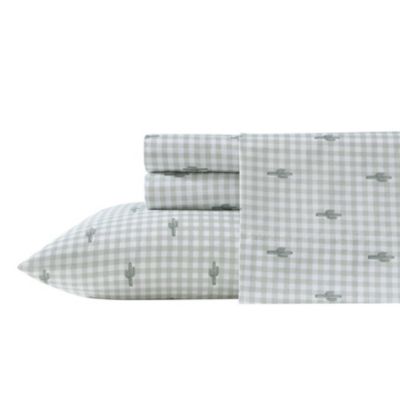 Wrangler® Cactus Gingham Microfiber Sheet Set | Belk