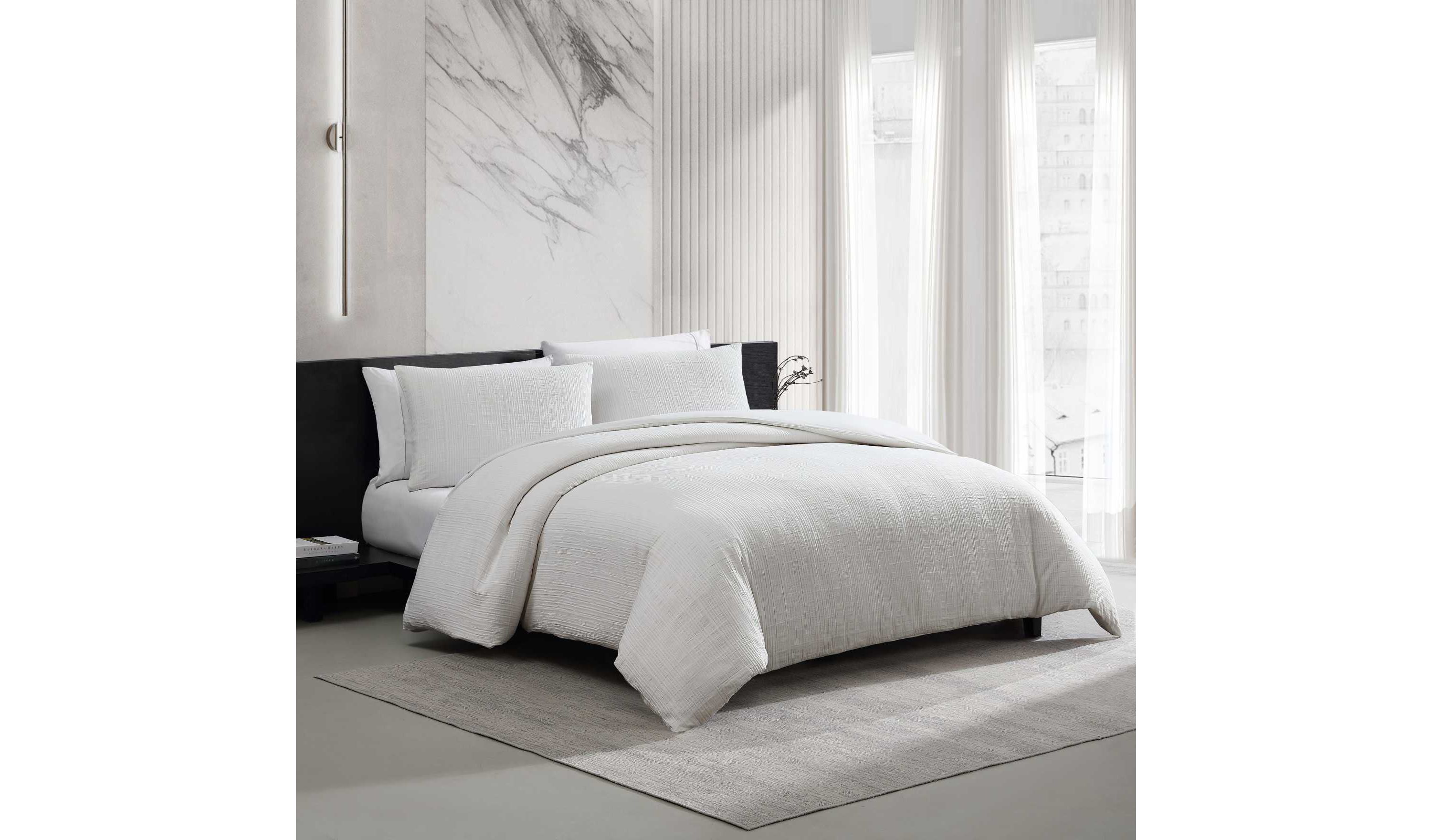 Vera Wang Bark Texture Cotton Comforter Set | Belk