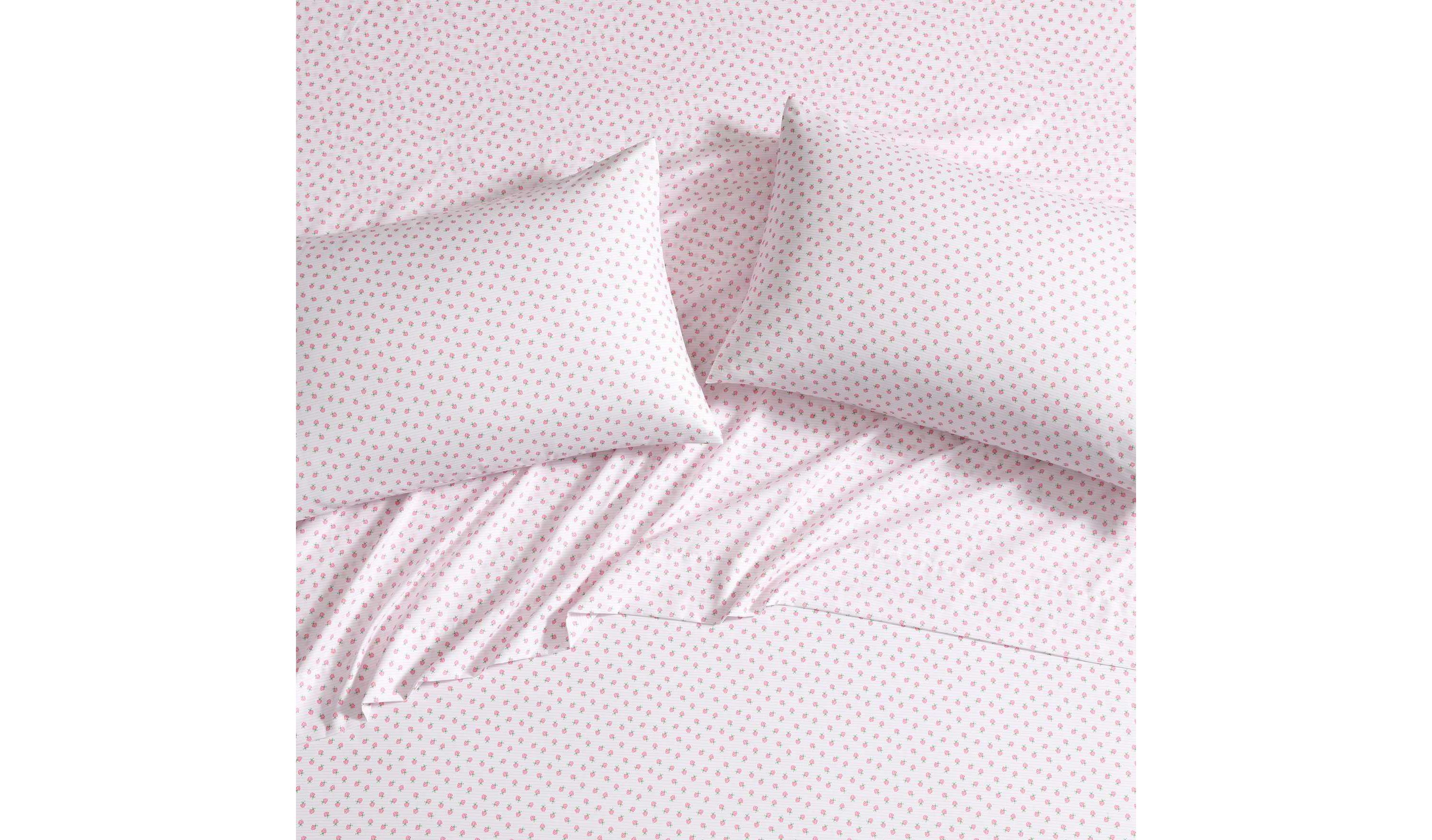 Laura Ashley Sweet Lady Bugs Microfiber Sheet Set | Belk