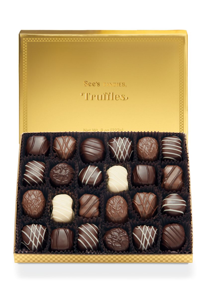 See's Candies Assorted Chocolate Truffles - 1 lb Gold Box | Belk